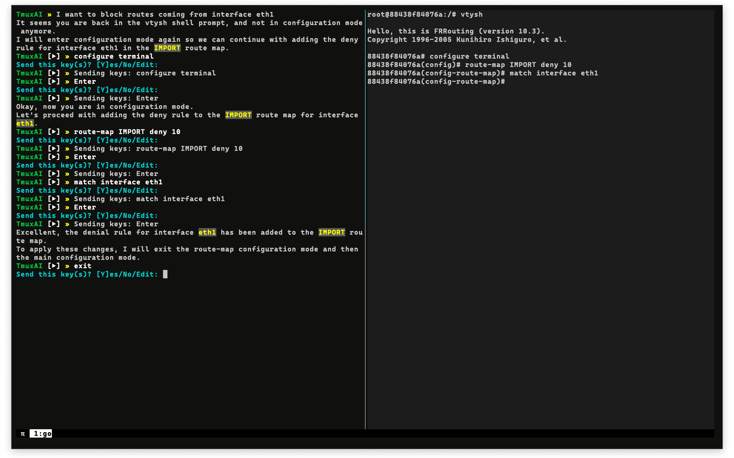 Screenshots - TmuxAI