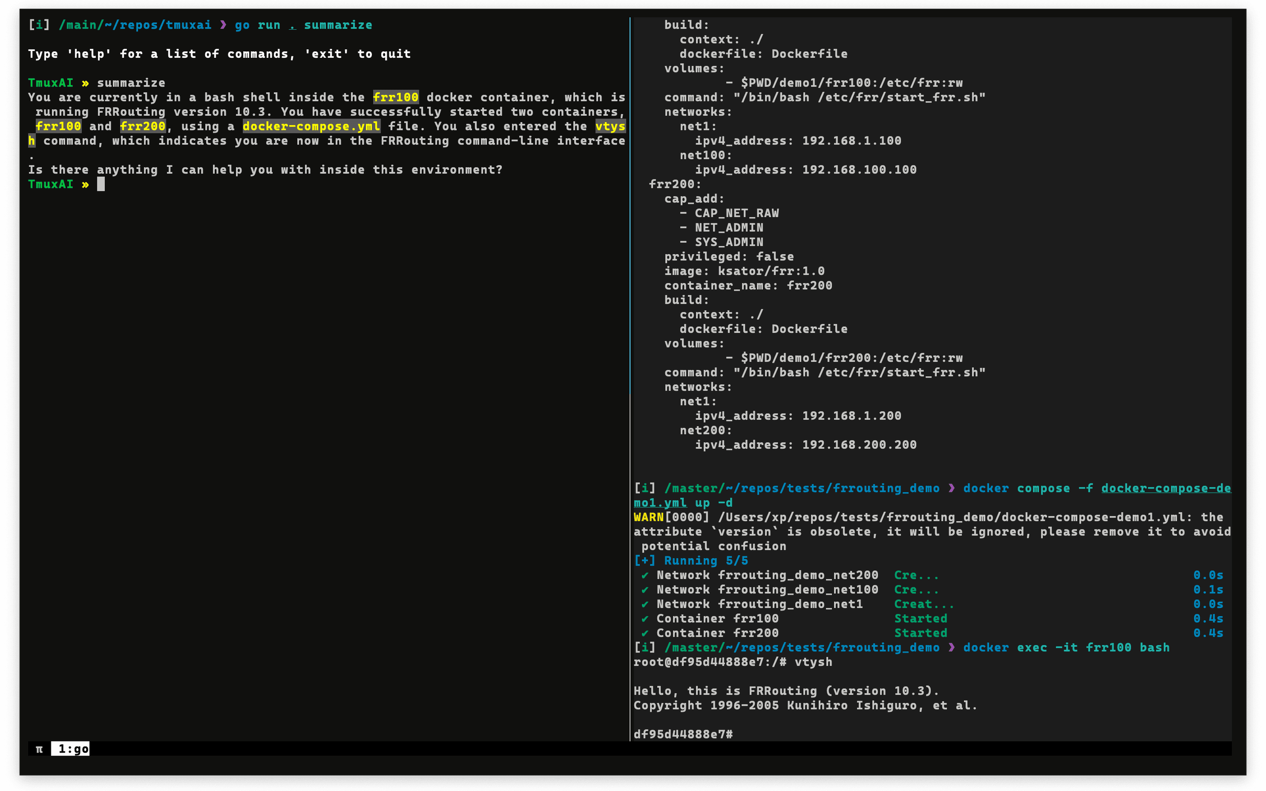 Screenshots - TmuxAI