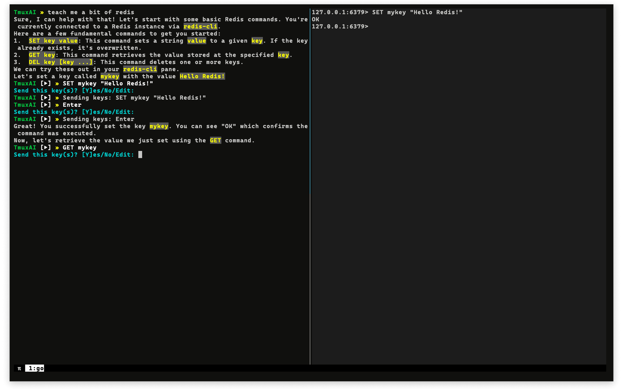 Screenshots - TmuxAI
